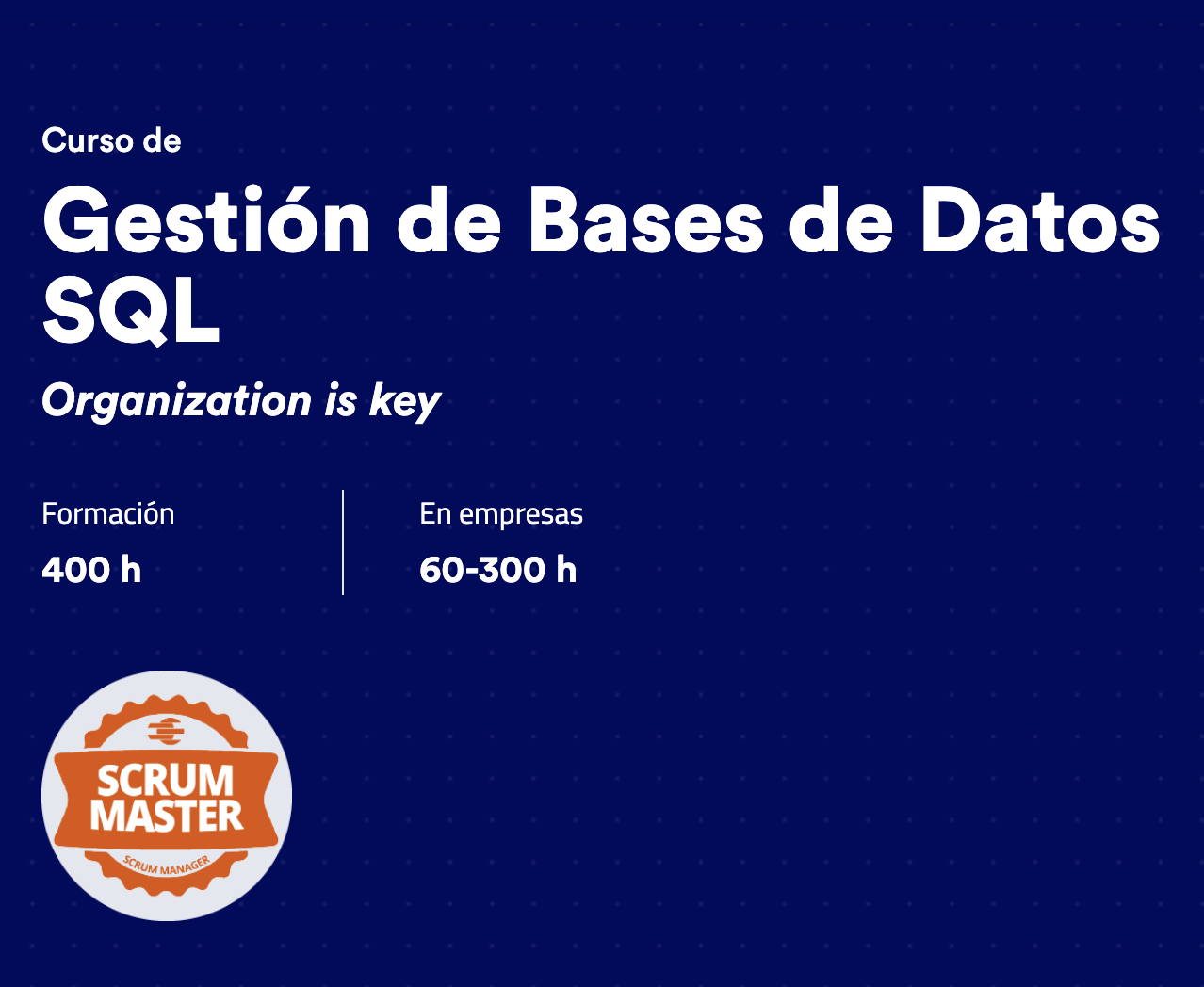 Curso de Gestión de Bases de Datos SQL